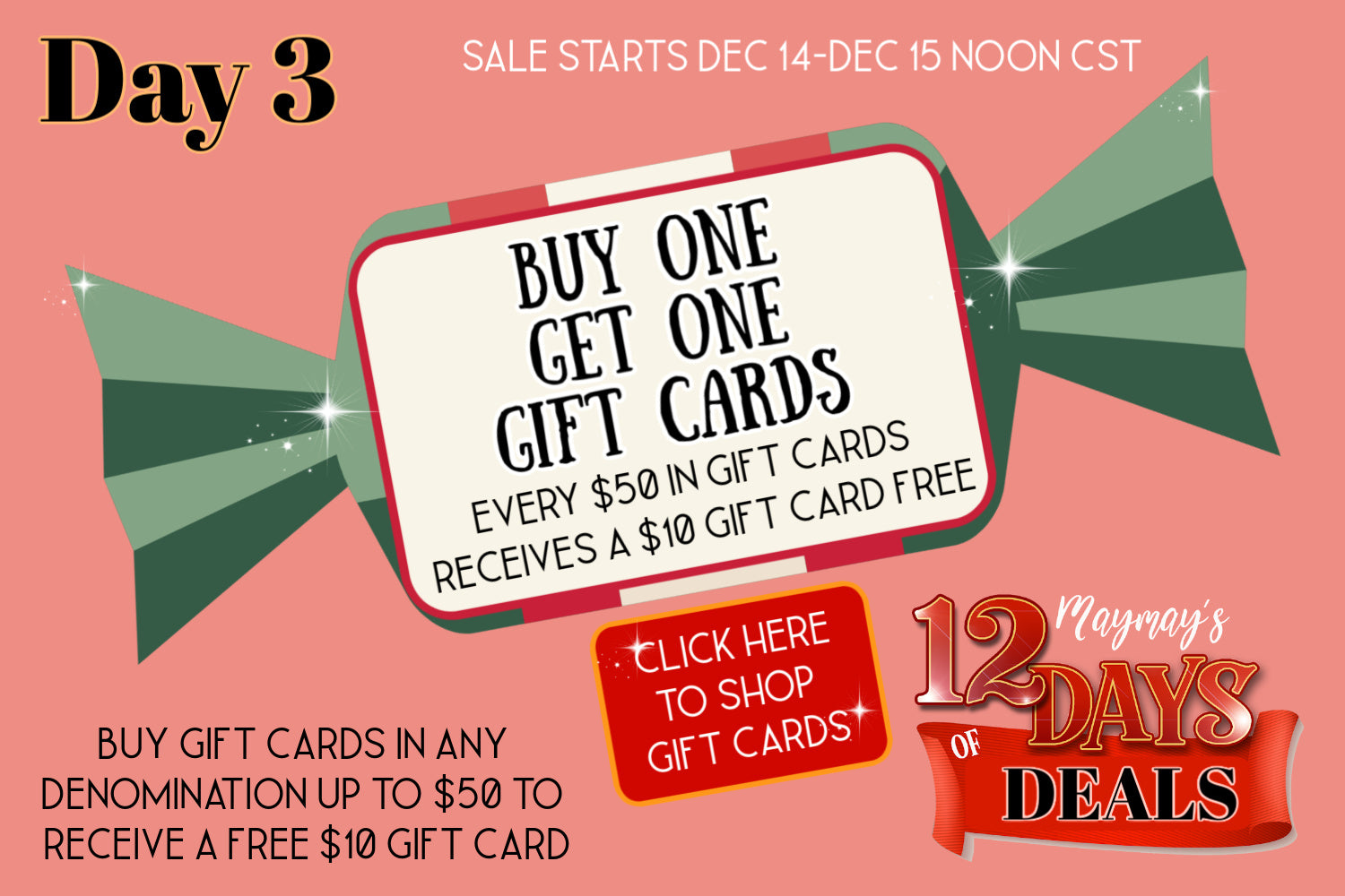 12 Days of Sales - Day 3