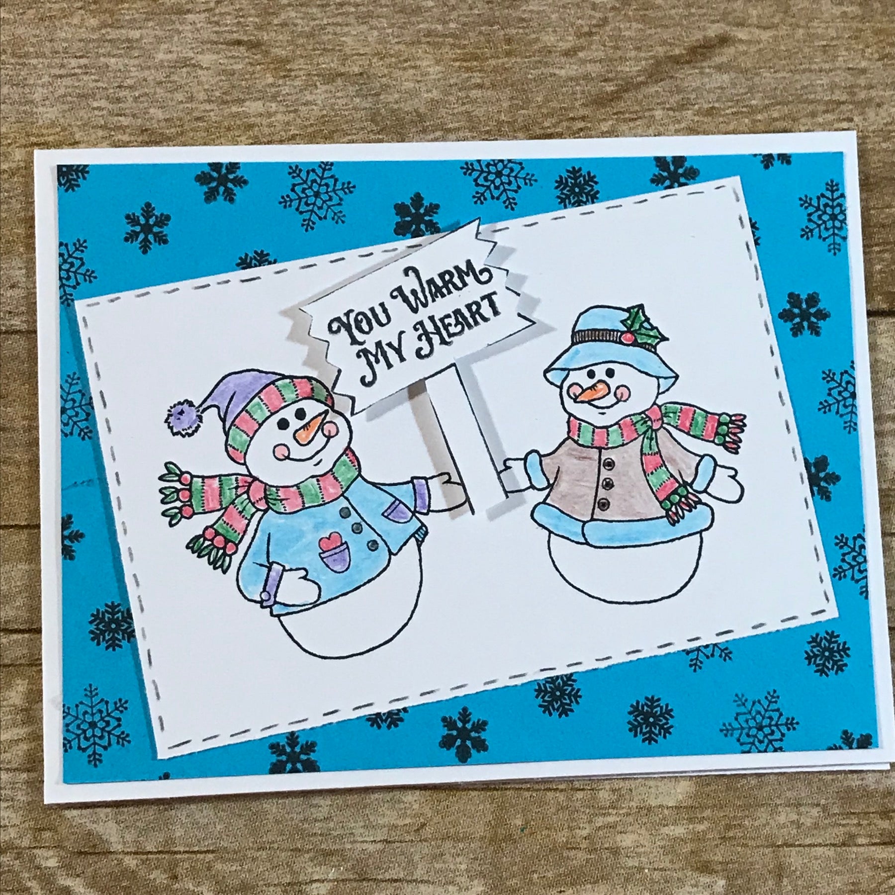 Snowman Christmas Card