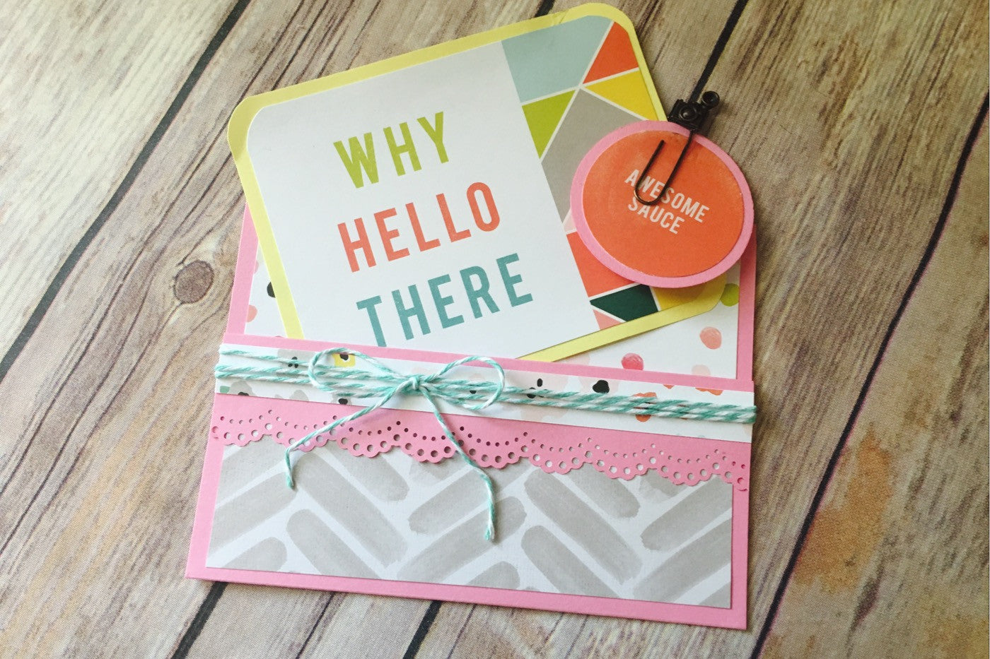 Pocket Card Tutorial and Guest Design Project for Scrapbookingwithme.c