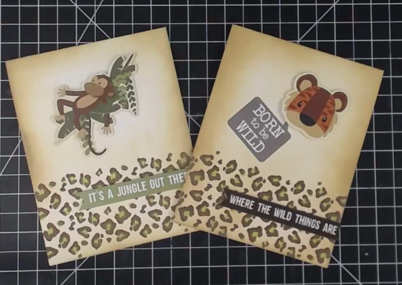 Layered Leopard Card Tutorial