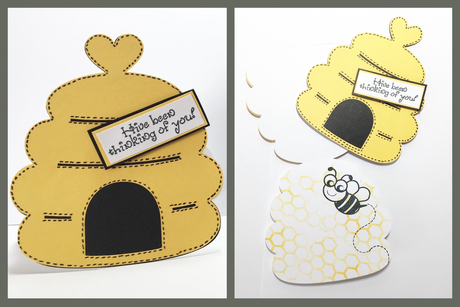 Beehive Shaped Card