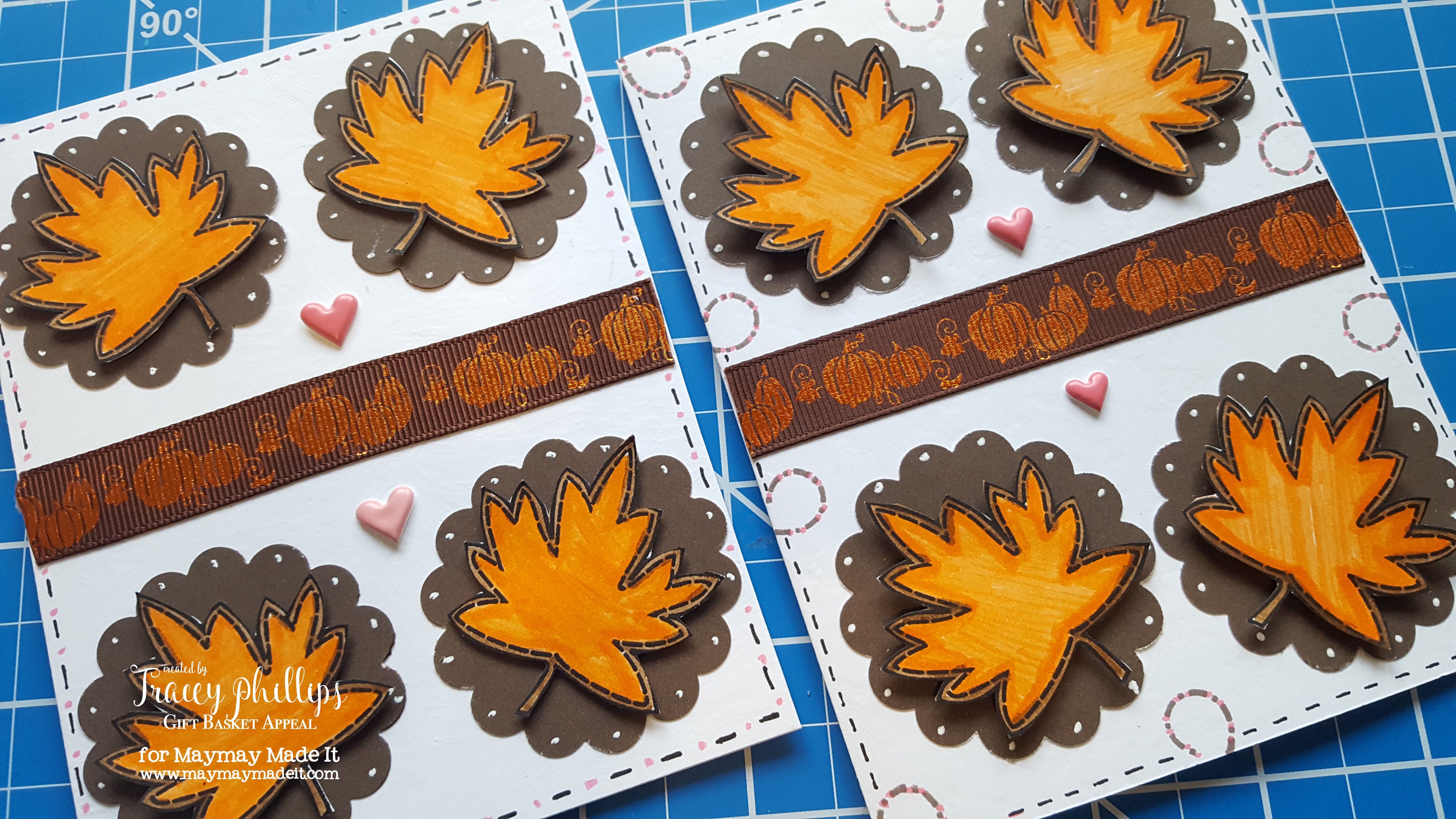 FALL LEAF CARD & COLOR THROWDOWN CHALLENGE