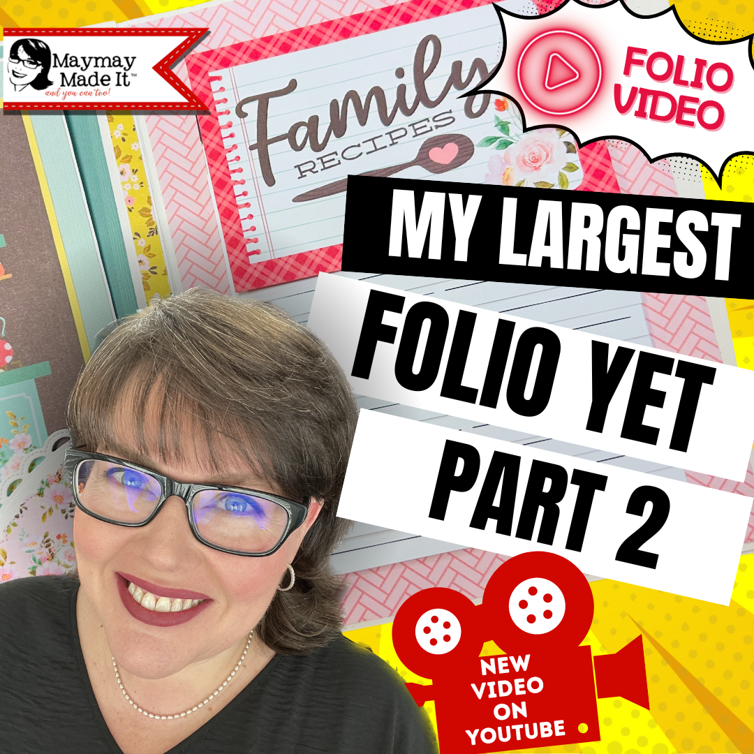 How many recipes will this BIG folio hold?