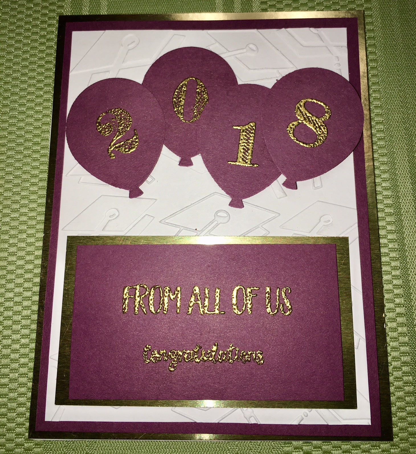 Balloon Graduation Card by Crystal Cleveland