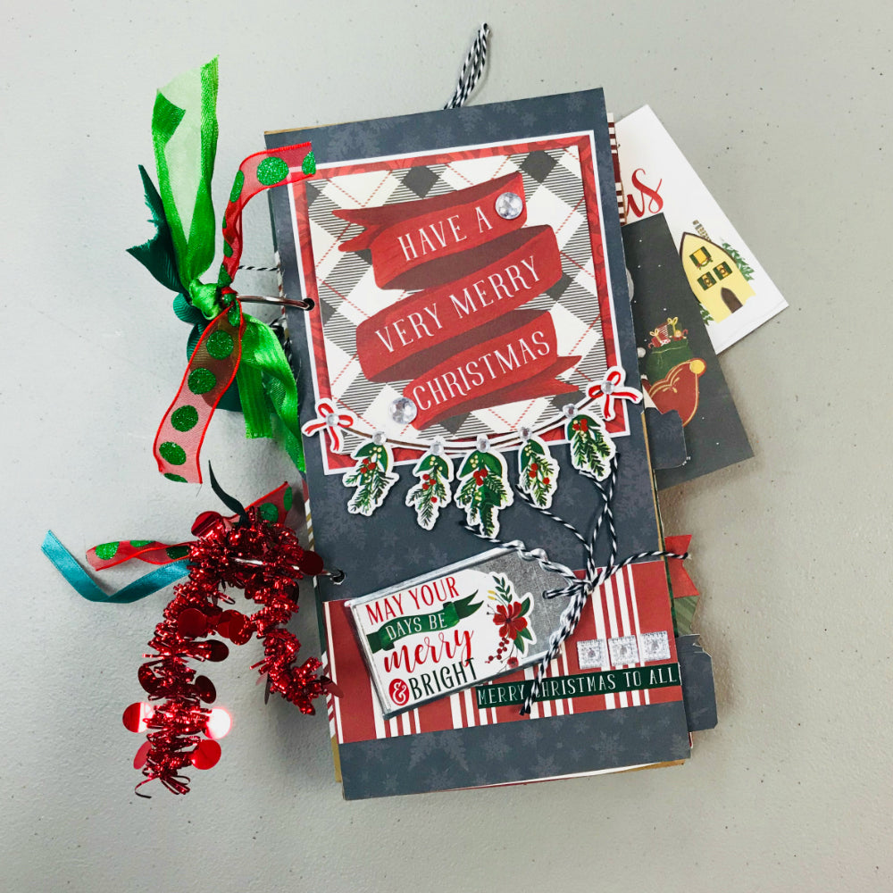 Christmas Jot/Photo Journal Walk Through and Video Process