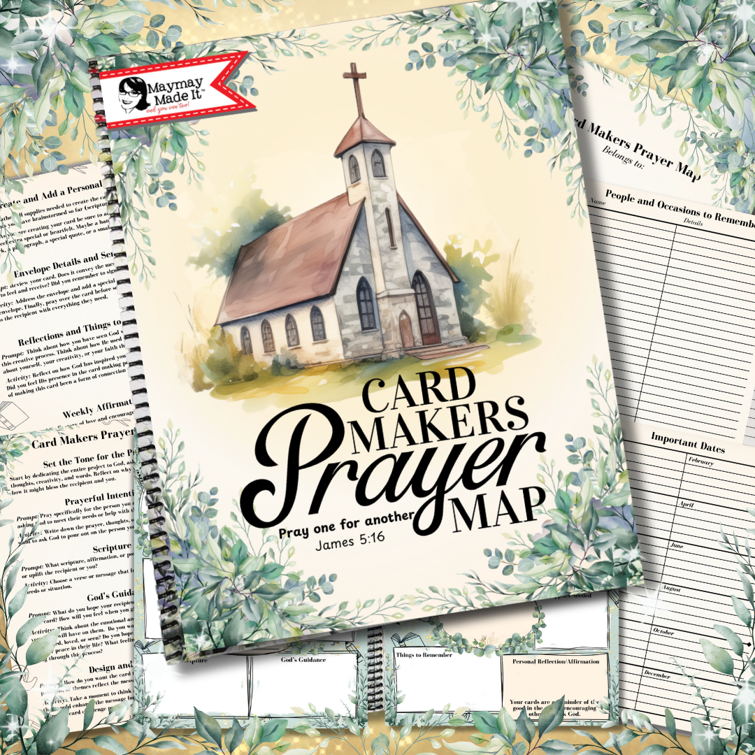 **PHYSICAL VERSION**Card Maker's Prayer Map by Maymay Helms