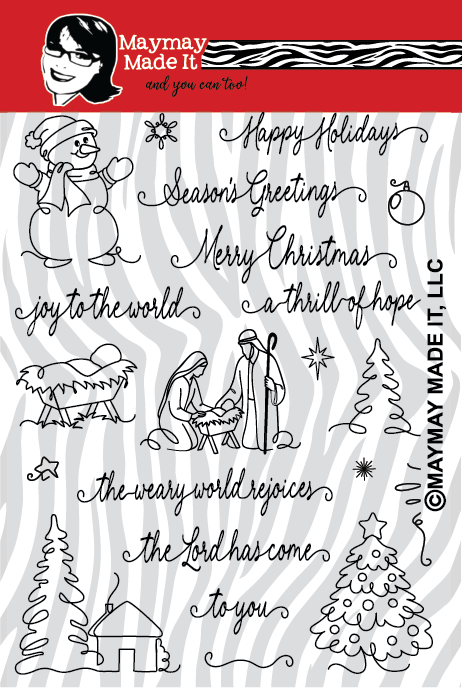 Maymay's Continuous Joy 6x8 Stamp Set {A210}