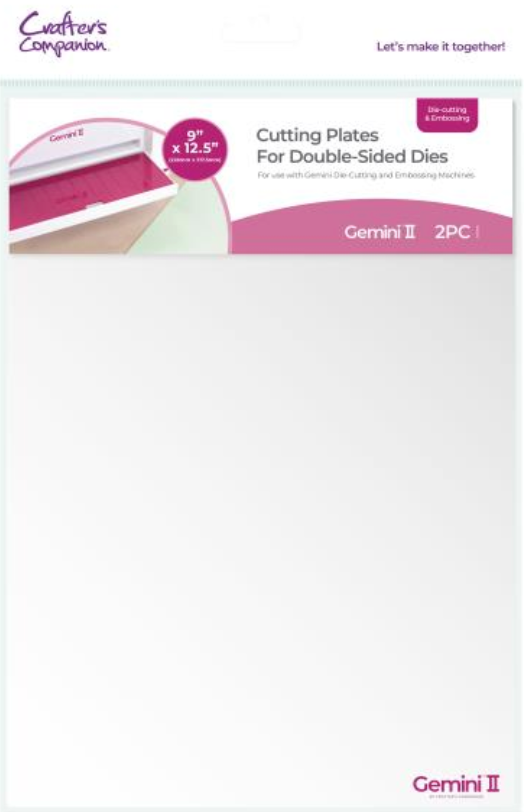 Crafter's Companion Gemini II Cutting Plates For Double-Sided Dies {W8