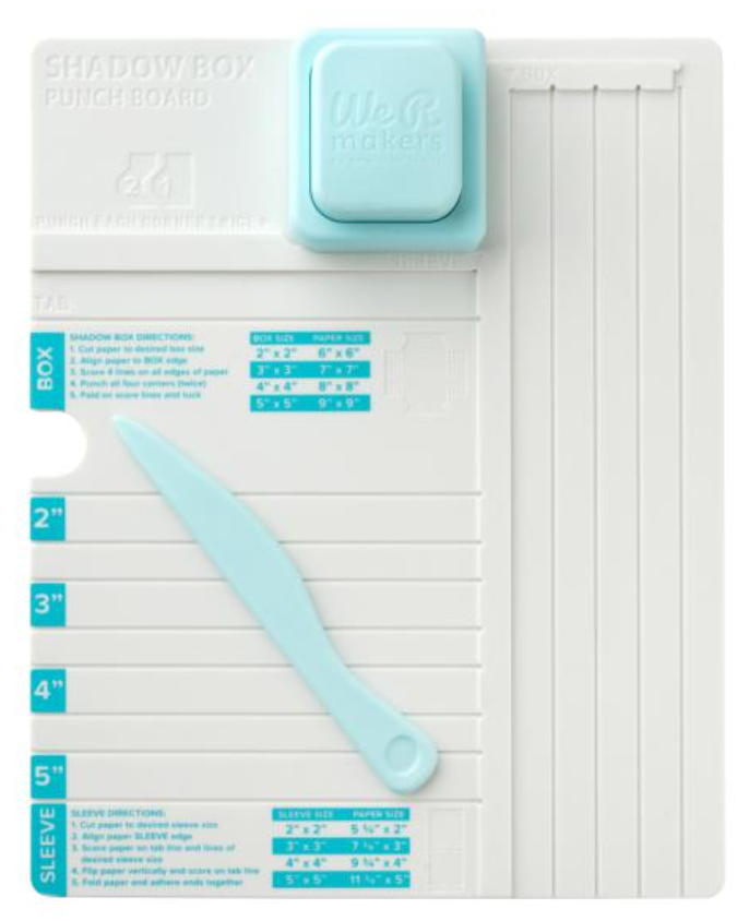 We R Makers Shadow Box Punch Board {F604}